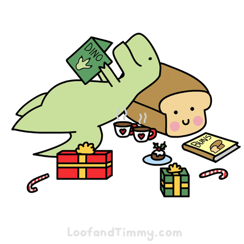 Funny Xmas Loof And Timmy Chilling