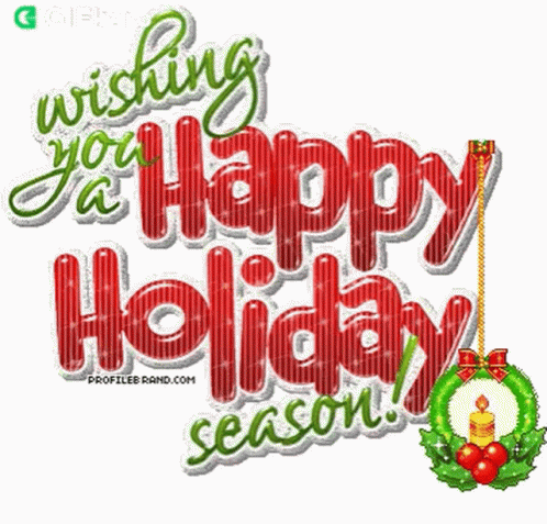 Wishing You A Happy Holiday Season GIF GIFDB