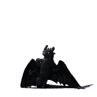 How To Train Your Dragon Toothless Sticker GIF | GIFDB.com