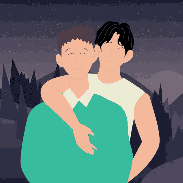 Hug Romantic Gay Romance