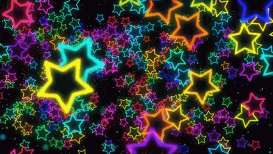 Passing Rainbow Star GIF GIFDB