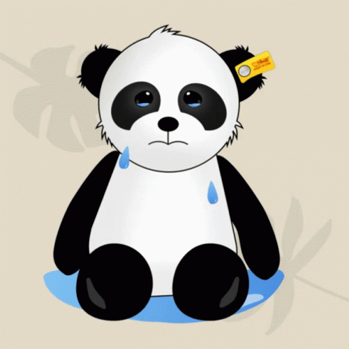 Sad Panda Cute Cartoon GIF GIFDB Sad Panda Cute Cartoon GIF GIFDB
