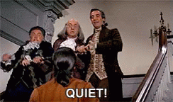 1776 Quite Mr. Benjamin Franklin GIF | GIFDB.com