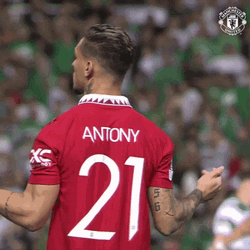 Brazilian Tiger Antony Jersey Number 21 GIF | GIFDB.com