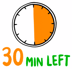 30 Min Left Timer GIF | GIFDB.com