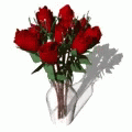 White And Red Love You Roses GIF | GIFDB.com