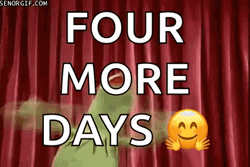 4 More Days Frog Swaying GIF | GIFDB.com