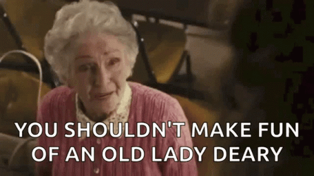 Old Lady Scolding Someone GIF | GIFDB.com