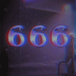 666 Glitching Numbers GIF | GIFDB.com