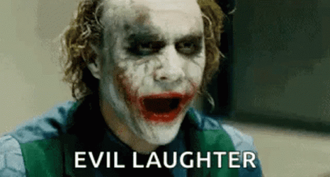 Evil Laughter Joker Heath Ledger GIF | GIFDB.com