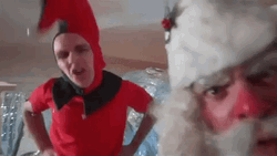 A Christmas Story Santa Elve's Yelling GIF | GIFDB.com