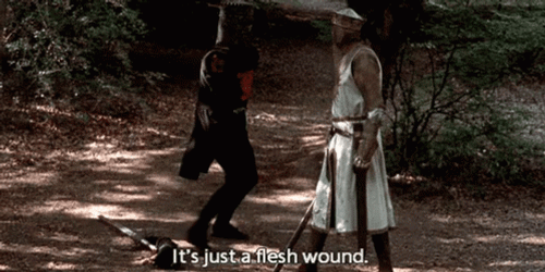 A Fresh Wound Monty Python Run Away GIF | GIFDB.com