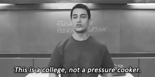 Aamir Khan College Not A Pressure Cooker GIF | GIFDB.com