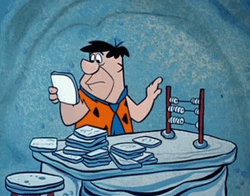 Accounting Flintstone Abacus GIF | GIFDB.com