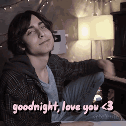 Actor Aidan Gallagher Waving Good Night Love GIF | GIFDB.com