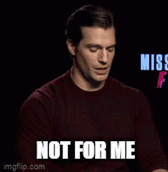 Actor Henry Cavill Smile Not For Me GIF | GIFDB.com