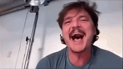 Actor Pedro Pascal Funny Crying Meme GIF | GIFDB.com