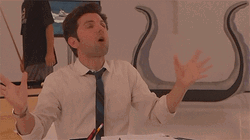 Adam Scott Madly Speaking GIF | GIFDB.com