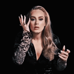 Adele Touches Up Her Eye GIF | GIFDB.com