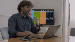 Administrative Professionals Day Man Analyzing GIF | GIFDB.com