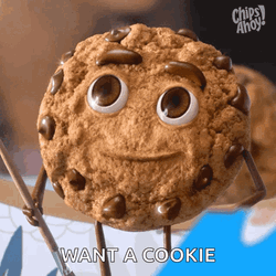 Adorable Choco Chip Cookie Animation GIF | GIFDB.com