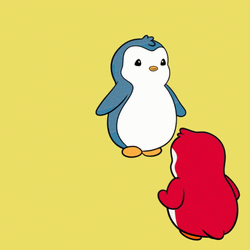 Adorable Penguin Smack Pengui Animation GIF | GIFDB.com