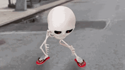 Adorable Skeleton Wiggle GIF | GIFDB.com