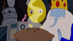 Adventure Time Ice King Sniffing Pie GIF | GIFDB.com
