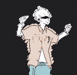 Aesthetic Gojo Satoru Dancing Cartoon GIF | GIFDB.com