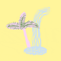 Aesthetic Palm Tree Waving Animation GIF | GIFDB.com