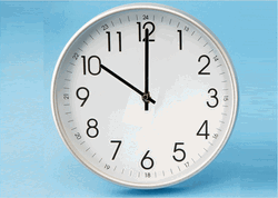 Aesthetic White Clock GIF | GIFDB.com