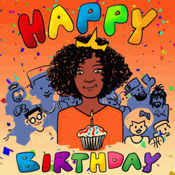 African American Happy Birthday Gif Gifs Gifdb