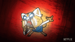 Aggretsuko Retsuko Singing Louder GIF | GIFDB.com