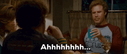 Ahhh Will Ferrell Drinking Juice GIF | GIFDB.com