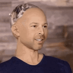 Ai Humanoid Man Awkward Smile GIF | GIFDB.com