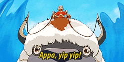 Air Bison Legend Of Aang GIF | GIFDB.com