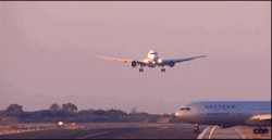 Airplane Busy Runway GIF | GIFDB.com