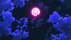 Akame In Red Moon Background GIF | GIFDB.com