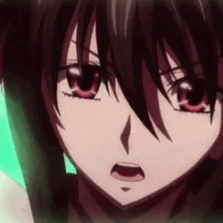Akeno Himejima Power Open Yellow Circle GIF | GIFDB.com