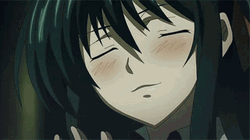Akeno Himejima Seductive Endearing Look GIF | GIFDB.com
