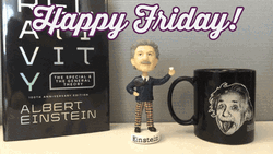 Albert Einstein Science Birthday GIF | GIFDB.com