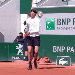 Alexander Zverev Throwing Tennis Racket Sore Loser GIF | GIFDB.com