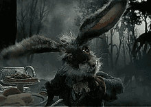 Alice Wonderland Mad Rabbit GIF | GIFDB.com