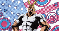 All Might Hero Academia Salute GIF | GIFDB.com