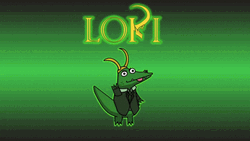 Alligator Loki Animated Art Hello Waving GIF | GIFDB.com