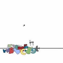 Alphabet Lore Letter Q Eating A Question Mark GIF | GIFDB.com