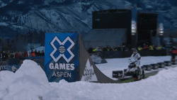 Amazing Snowmobile Jump And Backflip GIF | GIFDB.com