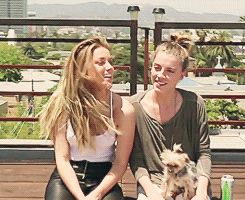 Amber Heard With Her Friend GIF | GIFDB.com