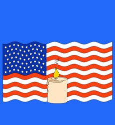 American Flag Lest We Forget GIF | GIFDB.com
