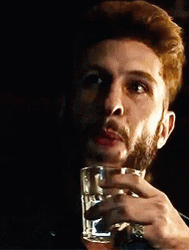 American Gods Shadow Moon Spitting GIF | GIFDB.com